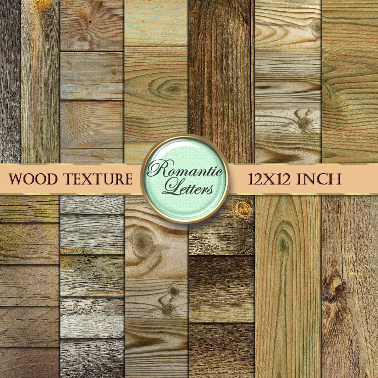 Old Wood Digital Scrapbook Paper Pack Digital Scrapbooking | Etsy