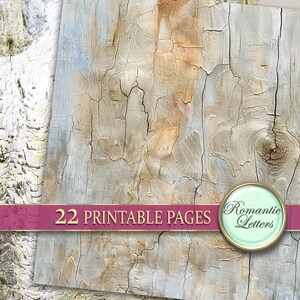 Digital Paper White Wood Digital Scrapbook Paper Pack White Wood ...