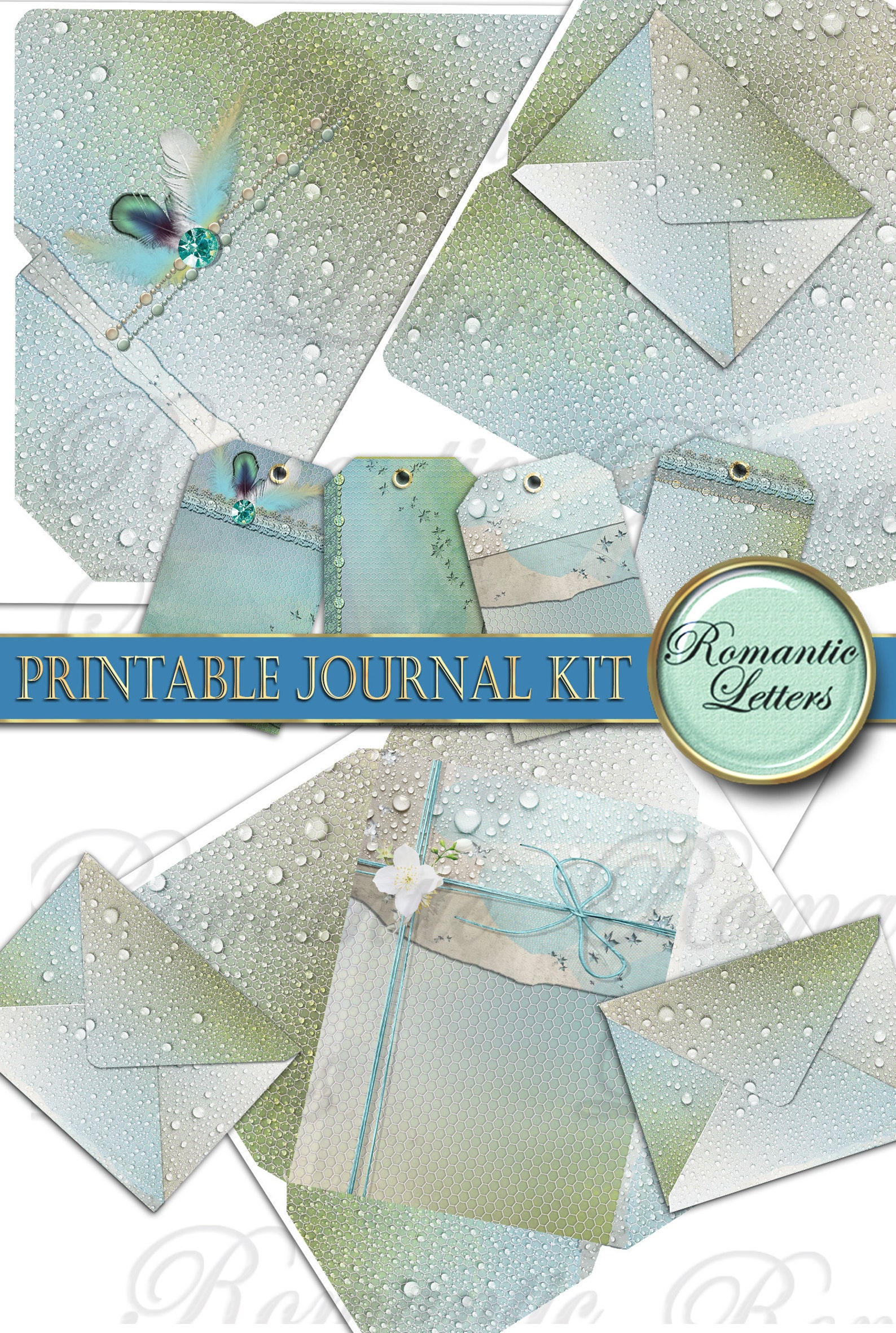 Printable Journal Pages A4 Printable Scrapbook Kit Paper | Etsy