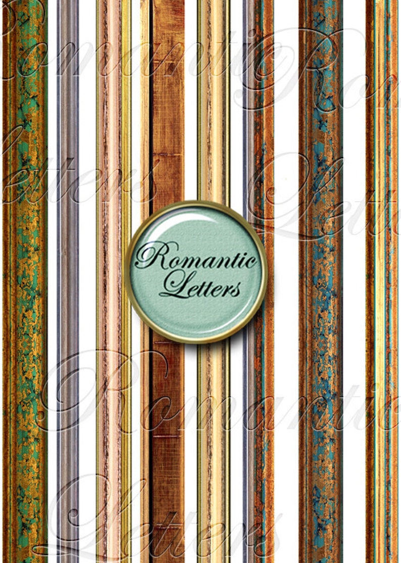 Digital Scrapbook Borders Digital Clip Art Wood Printable - Etsy