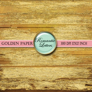 Gold Glitter Digital Paper Gold Digital Scrapbook Paper Pack Digital ...