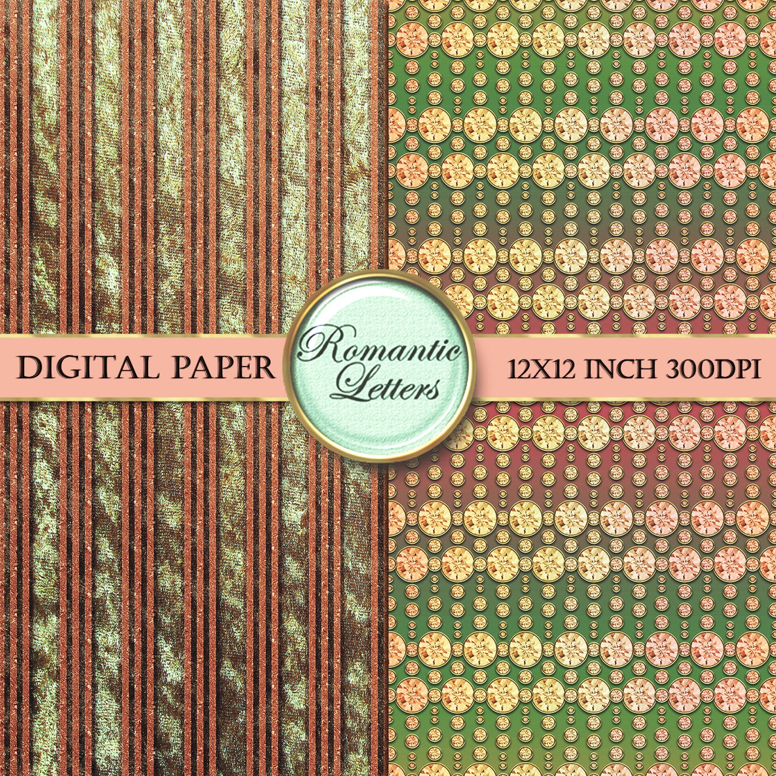 Vintage Digital Paper Pack Scrapbook Album Background Paper - Etsy