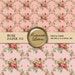Floral Digital Scrapbook Paper Shabby Chic Vintage ROSE Flowers Digital ...