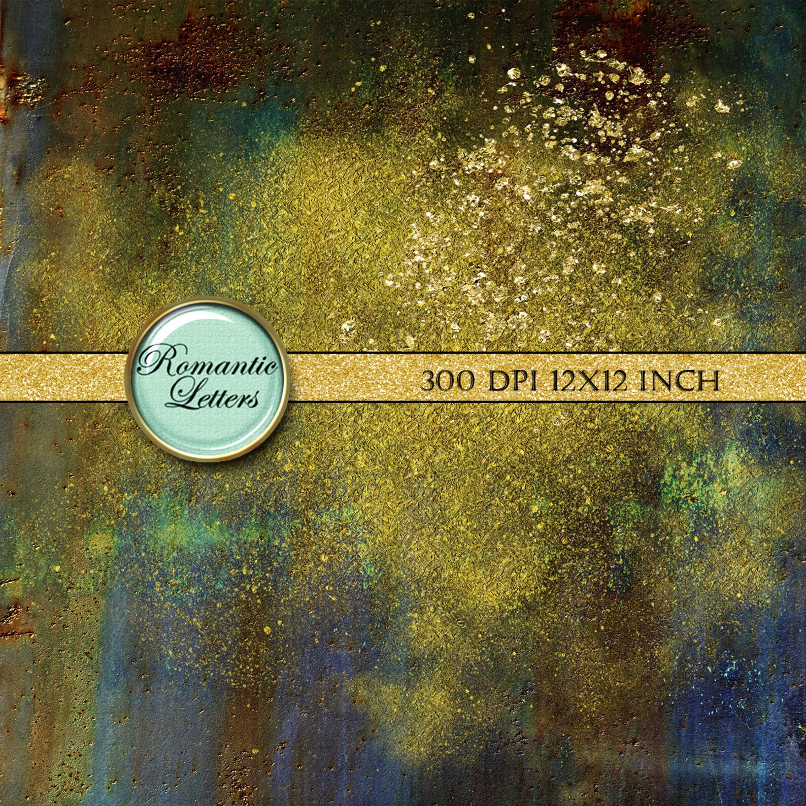 Gold Pixie Dust Digital Gold Glitter Paper Digital Scrapbook Paper ...