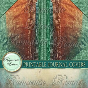 Printable Junk Journal Covers Kit Digital Printable Vintage Paper A4 ...