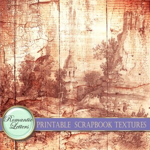 Old Paper Digital Scrapbook Paper Pack Digital Scrapbook Album ...