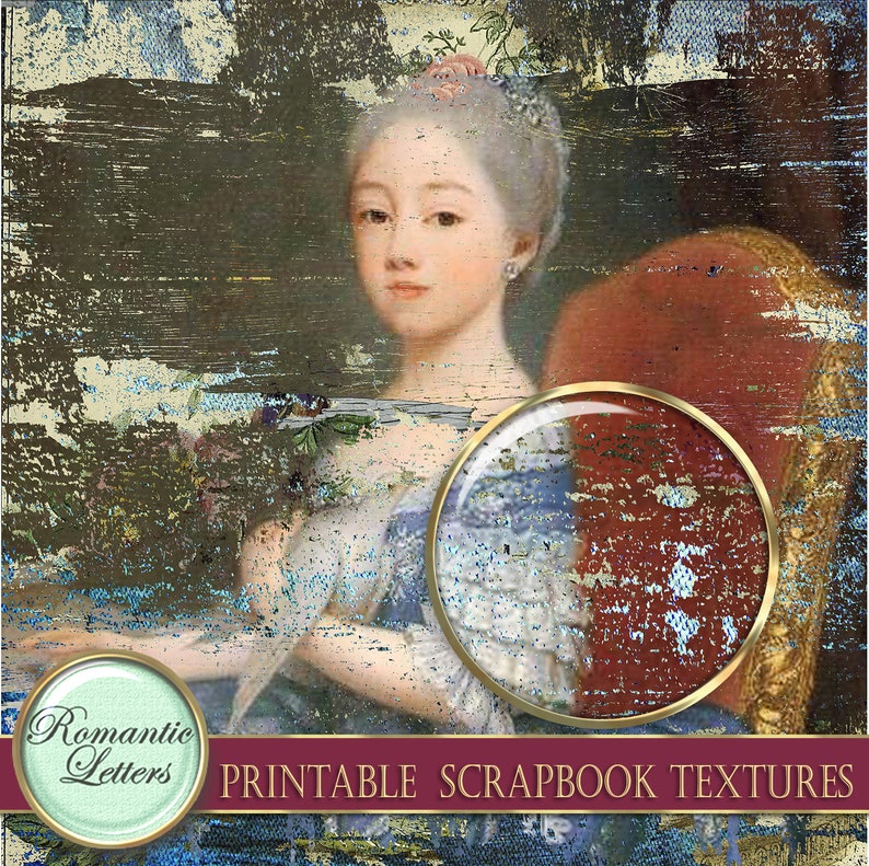 Baroque Digital Printable Scrapbook Paper Background Floral - Etsy