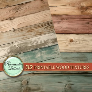 Digital Paper Wood Texture Background Wood Digital Scrapbook Papers ...
