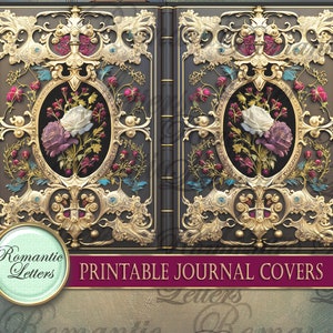 Printable Journal Covers Digital Scrapbooking Printable Junk Journal ...