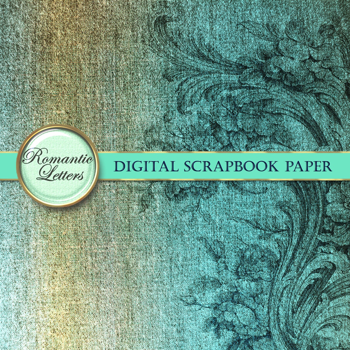 Vintage Digital Paper Pack Vintage Scrapbook Album Paper Linen - Etsy