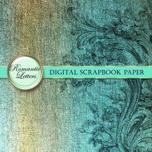 Vintage Digital Paper Pack Vintage Scrapbook Album Paper Linen ...