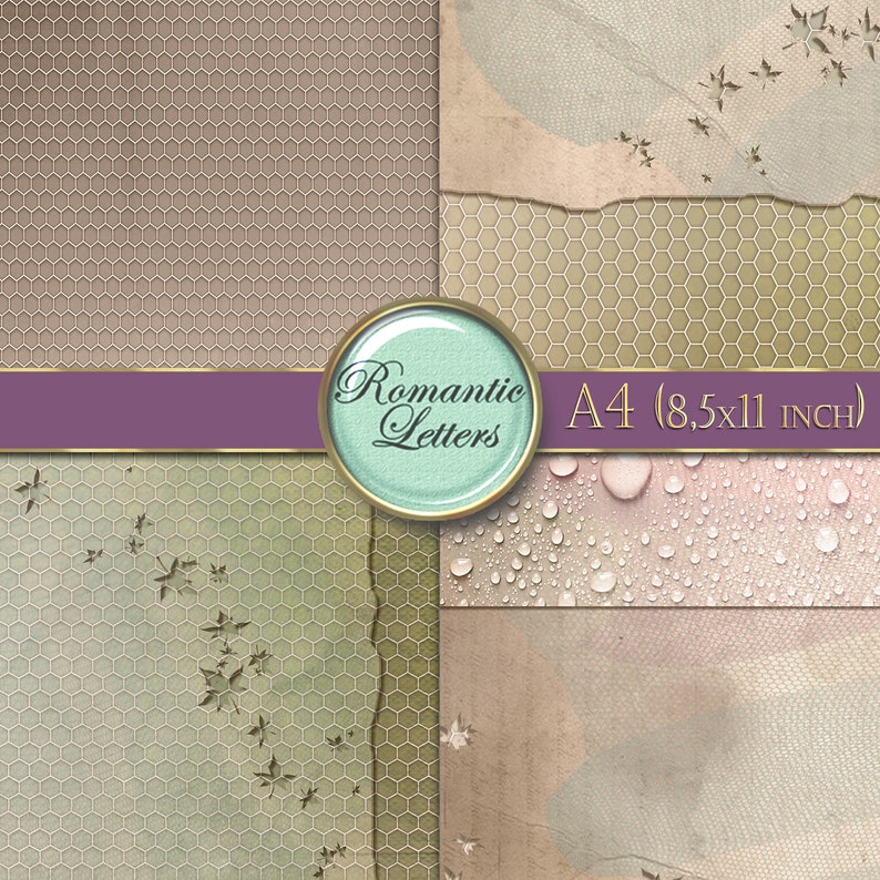 Digital printable scrapbook paper pack digital paper digital | Etsy