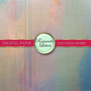 Linen Texture Digital Paper Pack Digital Scrapbook Paper Vintage ...