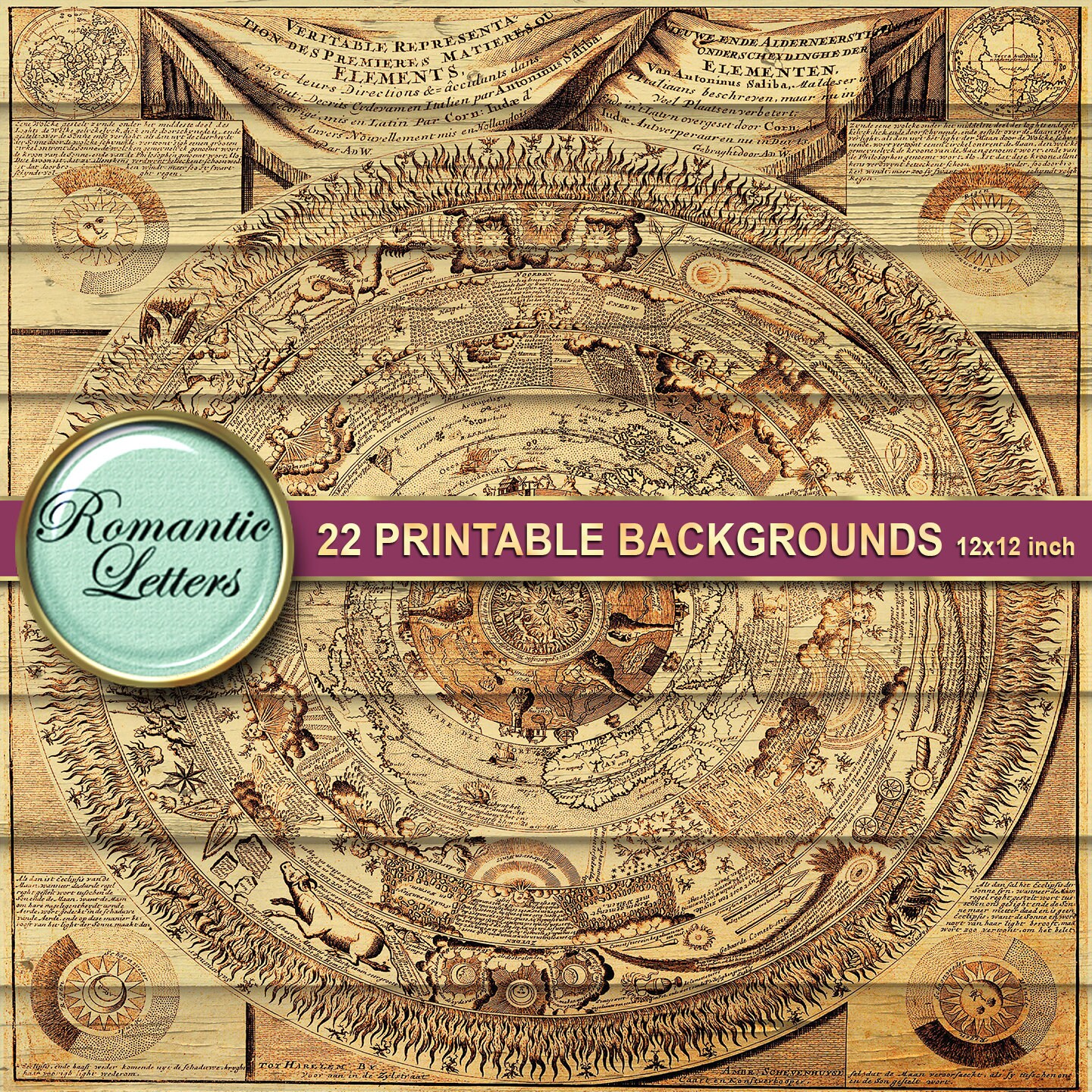 Digital Printable Photography Backdrop Scrapbook Album Background Paper ...