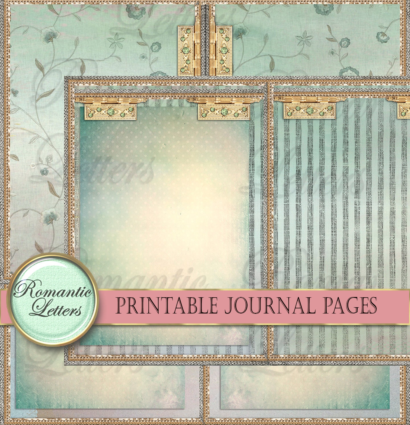 Printable Junk journal kit printable junk journal paper craft | Etsy