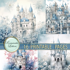 Printable Decoupage Paper Digital Scrapbook Album Paper Fairy Tale ...