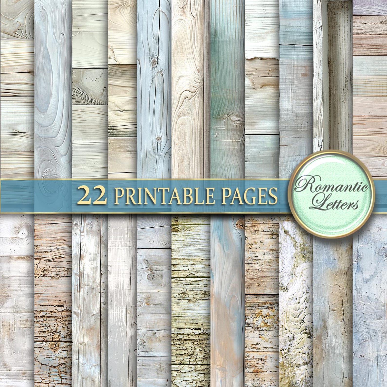 Digital Paper White Wood Digital Scrapbook Paper Pack White Wood ...