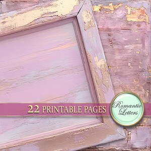 Wood Digital Paper Pack Pastel Pink Digital Background Shabby Chic Wall ...