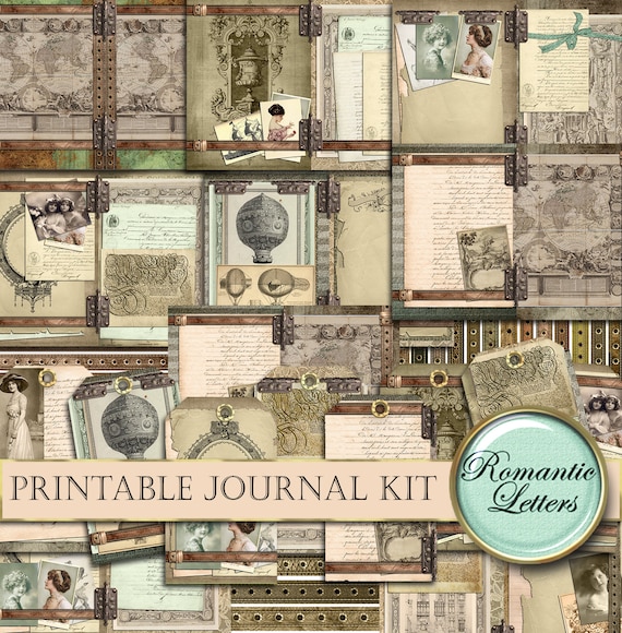 Craft Supplies & Tools Materials Art Journal Scrapbook Paper Junk ...