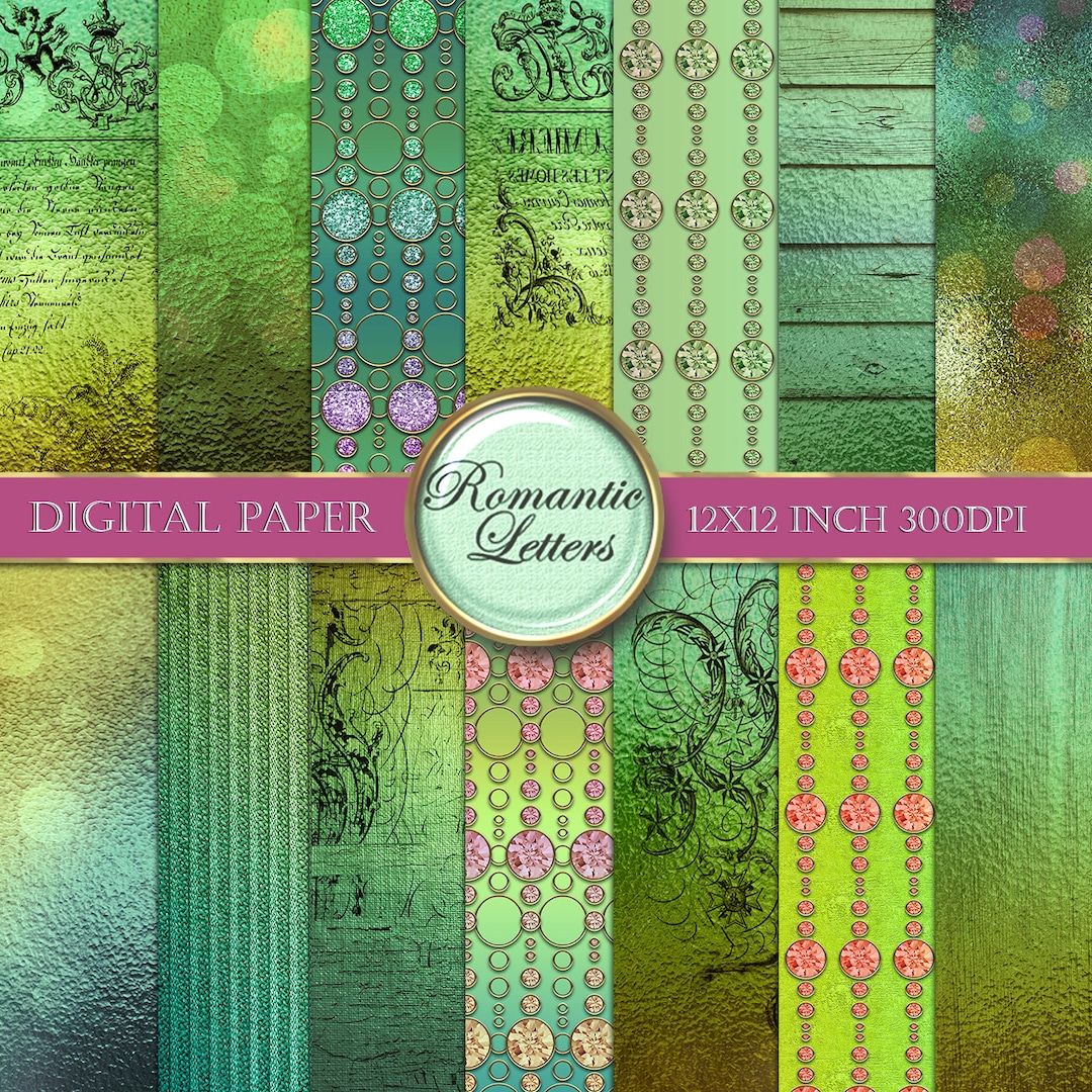 Christmas Digital Scrapbook Paper Pack Background Printable Album Paper ...