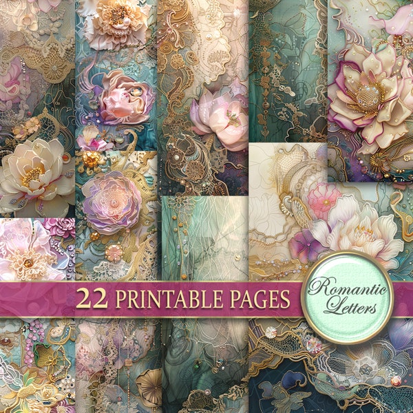 Lace Scrapbook Paper - Etsy