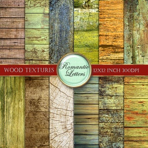 Rustic Wood Digital Texture Digital Scrapbook Paper Background Rustic ...