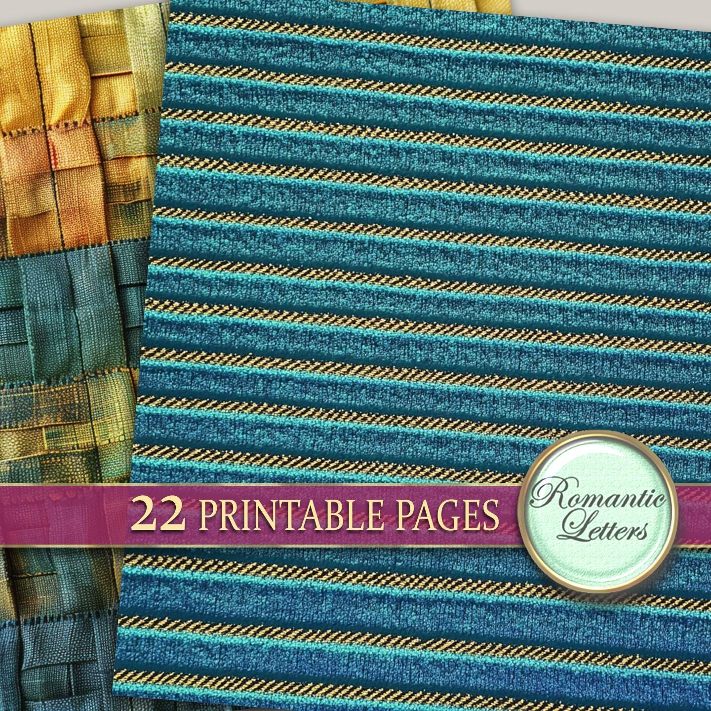 Linen Texture Digital Scrapbook Paper Pack Digital Linen Textured ...