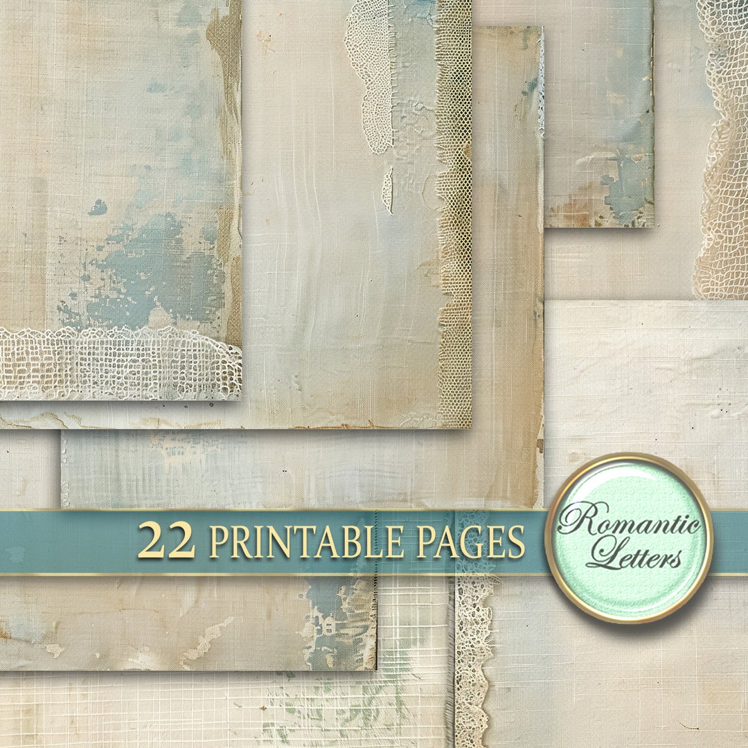 White Linen Texture Digital Paper Pack Scrapbook Paper Background Paper ...
