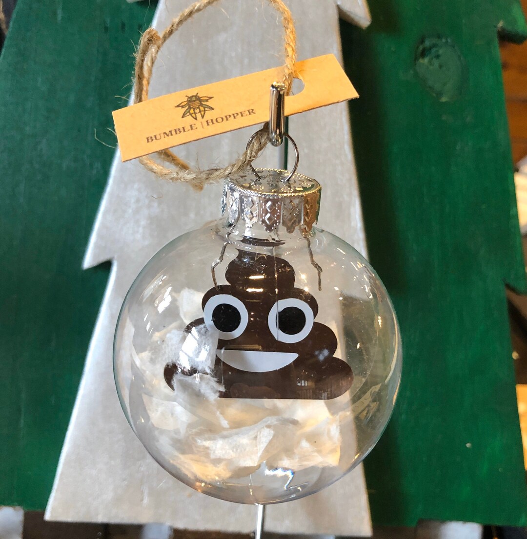 Poop Emoji Floating Ornament - Etsy