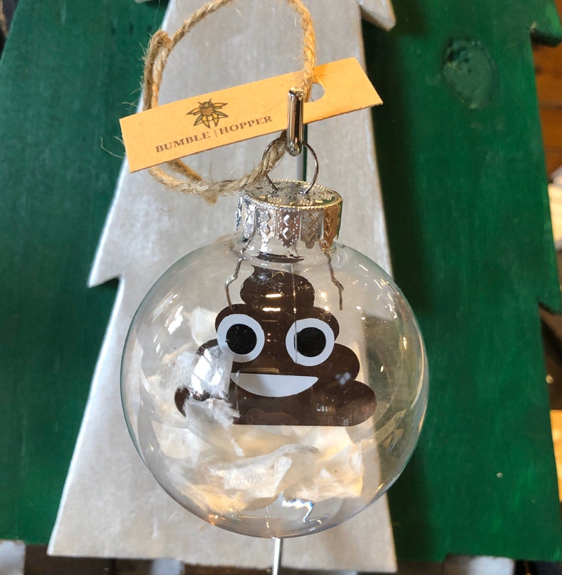 Poop Emoji Floating Ornament - Etsy