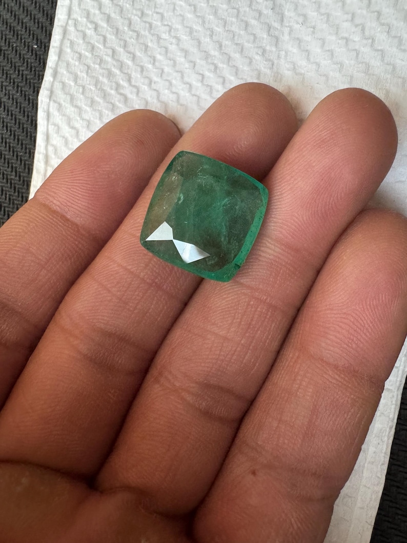 100 % Natural Emerald Square Shape Emerald 15.90×15.90×6.30 Mm - Etsy