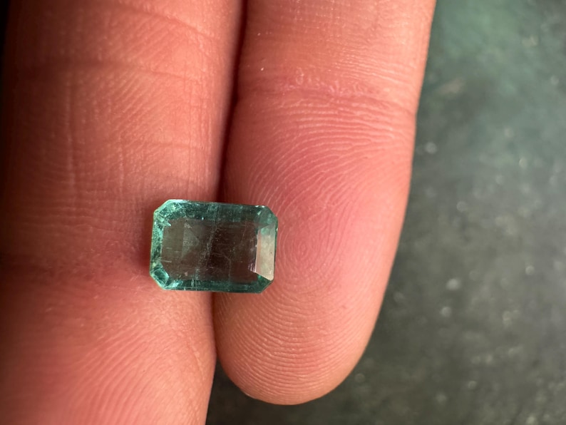 100 % Natural Emerald Octagon Shape Columbian Emerald 8×5.90×3.56 Mm - Etsy