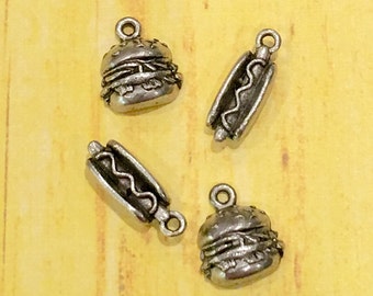 Hot Dog Charms | Etsy