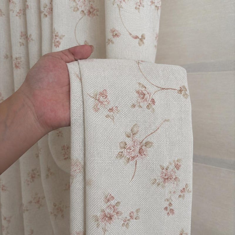 Drapes and Curtains Pink - Etsy
