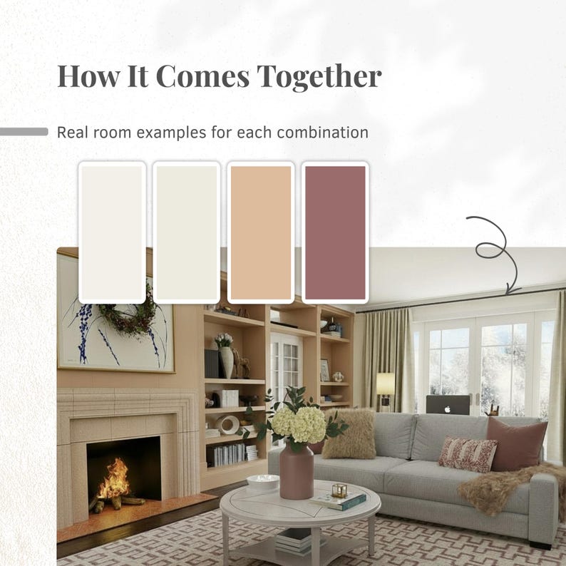 Benjamin Moore Safari Paint Palette | Warm Neutral Interior Colors ...