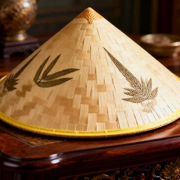 Bamboo Hat - Etsy