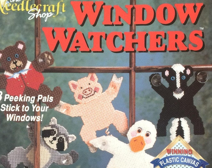 Animal Window Clings Plastic Canvas Pattern Fridge Magnets - Etsy