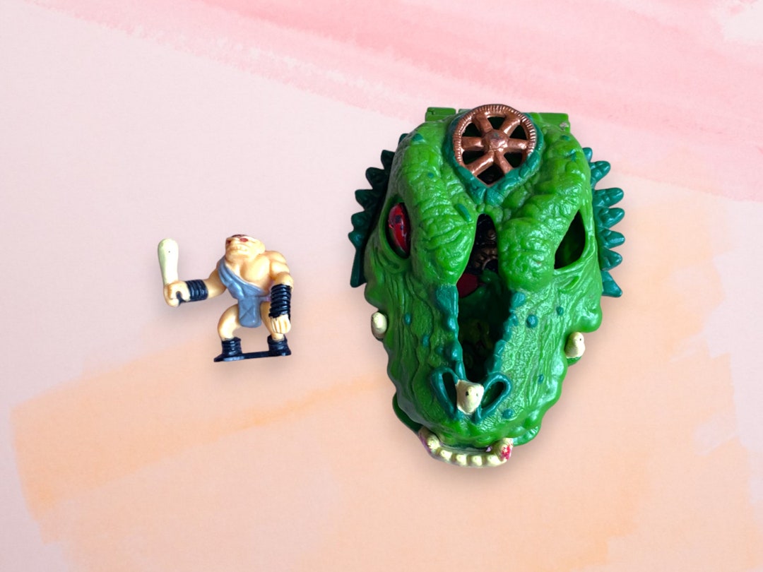 Vintage 1992 Mighty Max Horror Heads Kronosaur Mini - Etsy