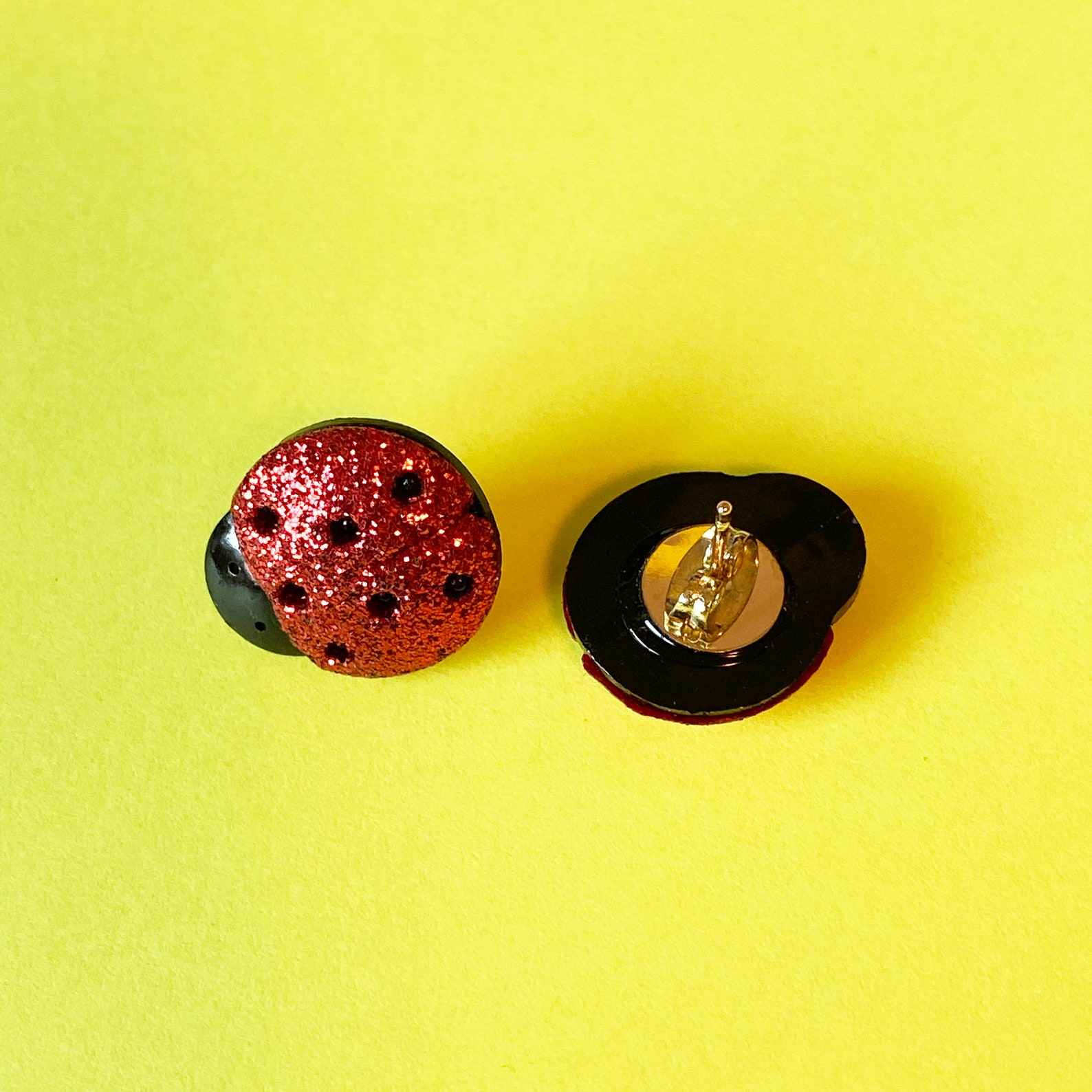 Ladybug Earrings | Etsy