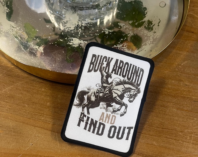 Cowboy Iron on Patch, Trucker Hat Patches, Iron on Patches, Cowboy Hat ...