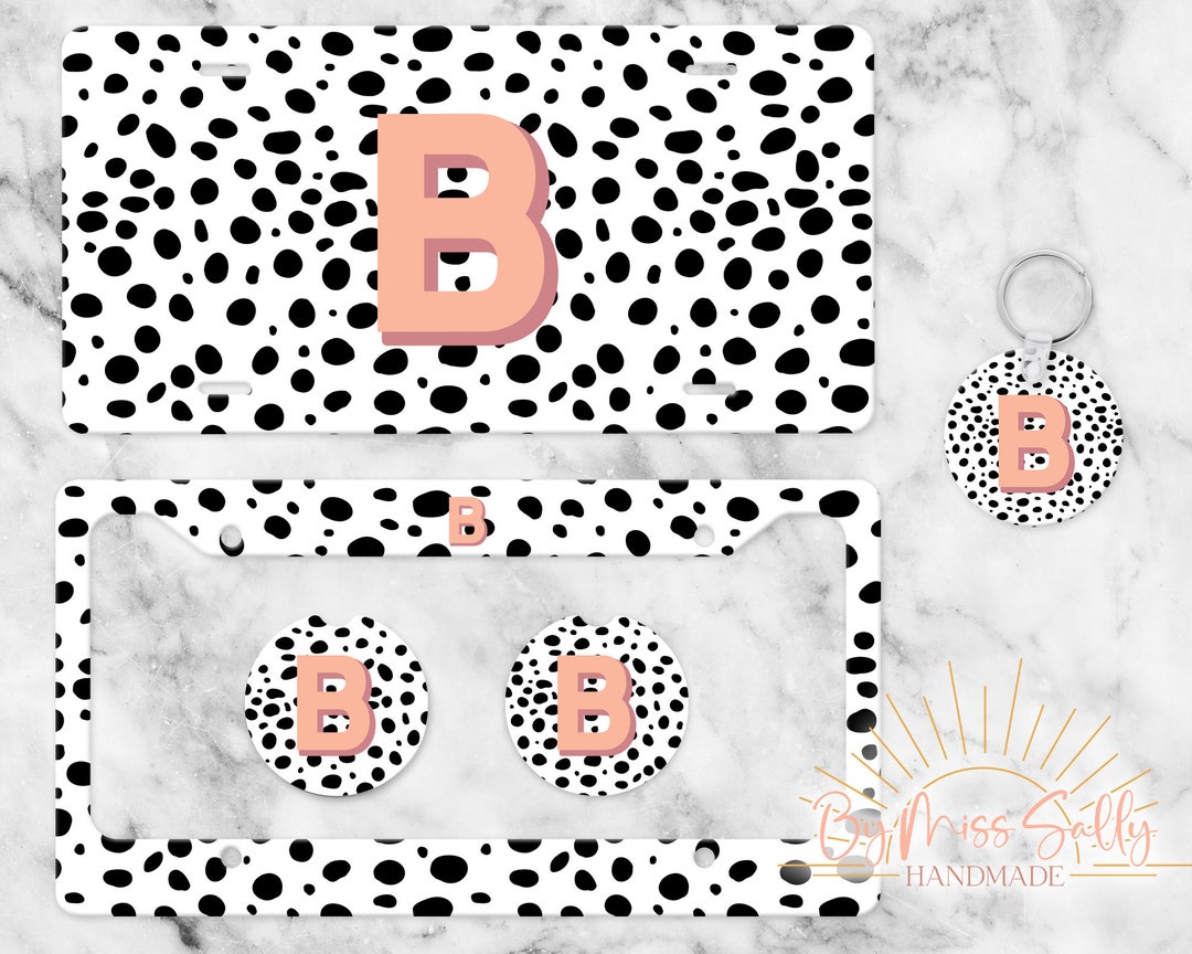 Custom Monogram License Plate, Leopard Car Tag, Vehicle Tag, Custom ...