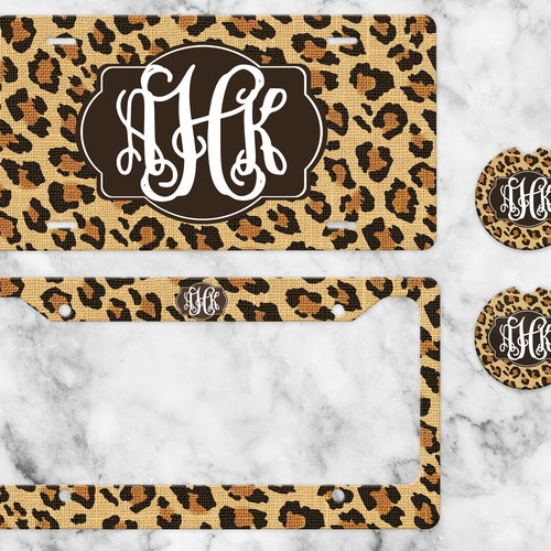 Preppy Personalized License Plate Custom Car Tag for Women - Etsy