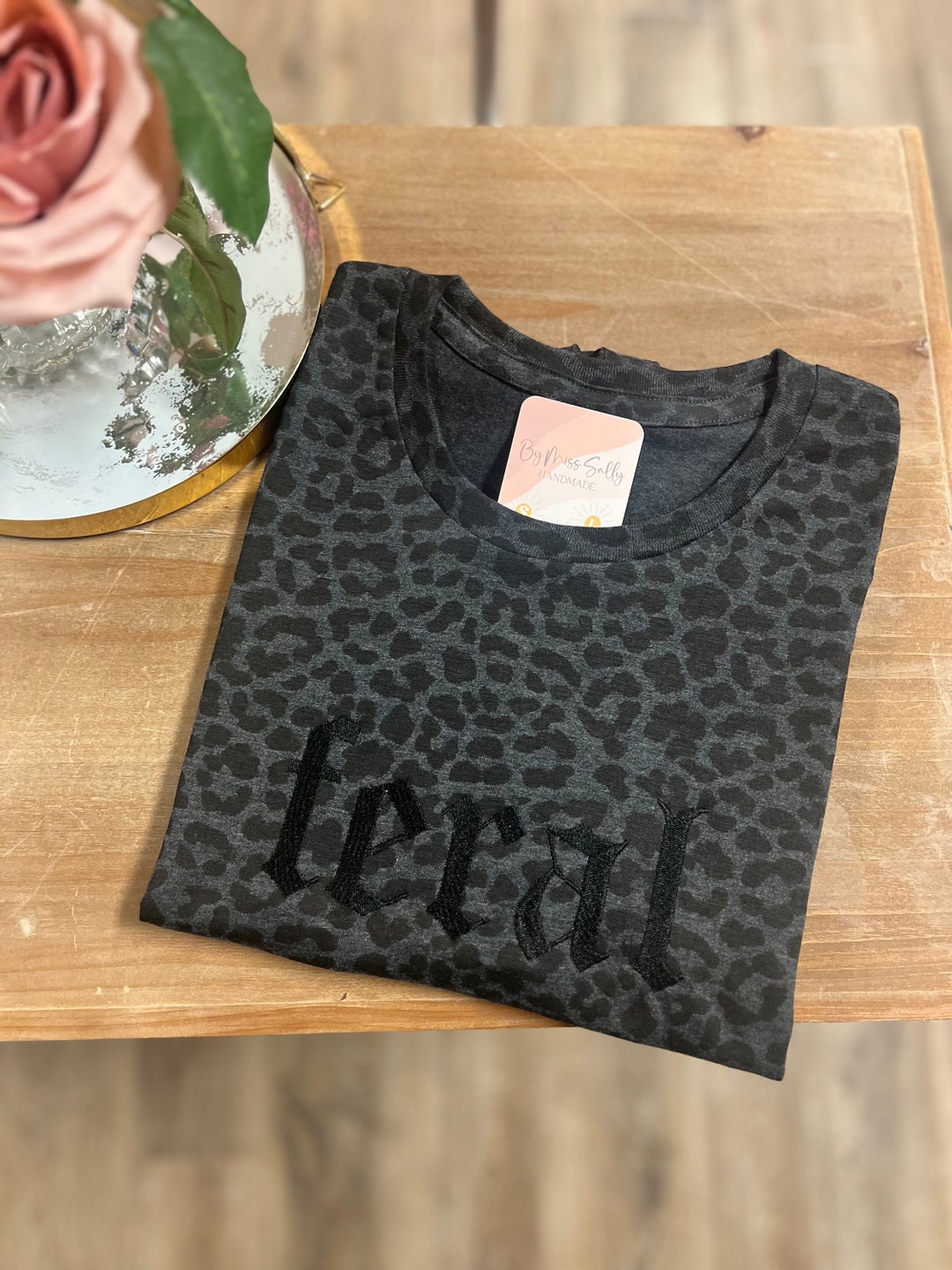 Feral Alt Tee, Alternative Shirt, Black Leopard Shirt, Goth Tee - Etsy