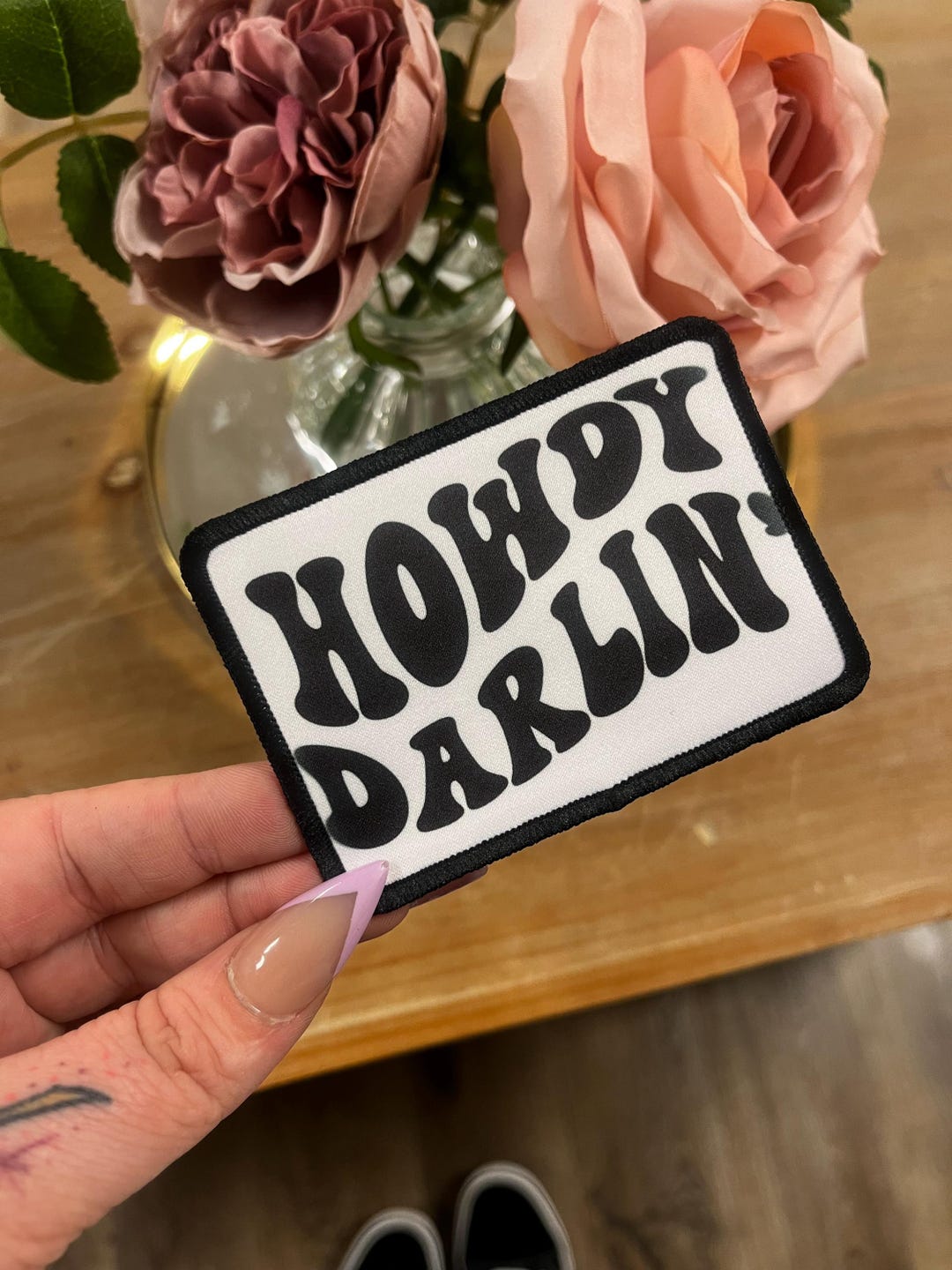 Howdy Darlin' Iron on Patch, Trucker Hat Patches, Iron on Patches ...