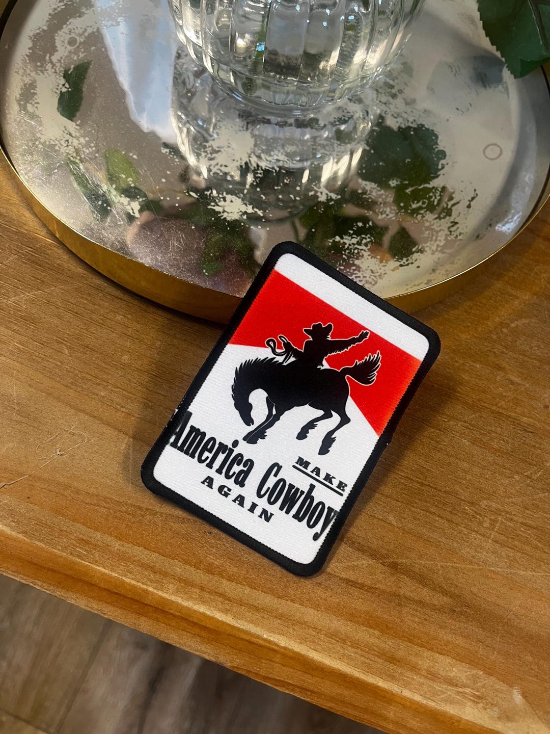 Cowboy Iron on Patch, Trucker Hat Patches, Iron on Patches, Cowboy Hat ...