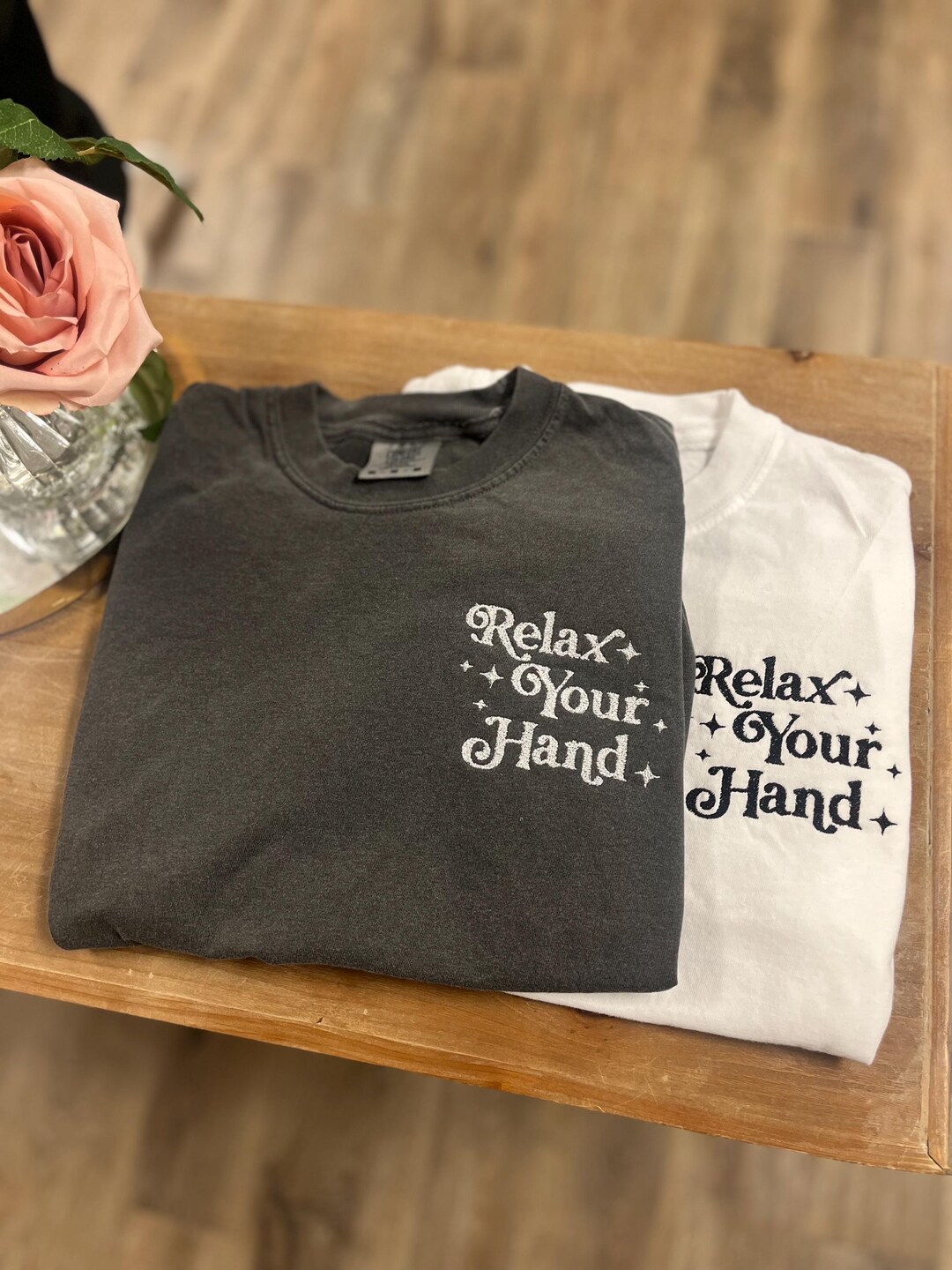 Embroidered Nail Tech Tshirt, Nail Tech Shirt, Nails Shirt, Nail Tech ...