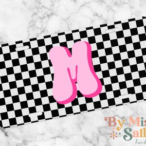 Personalized Car Tag License Plate Checker Name Car Tag Front Car Tag Custom License Plate Personalized License Plate Monogram Car Tag Etsy