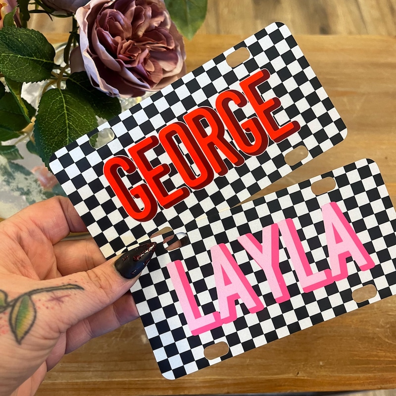 Mini License Plate - Etsy
