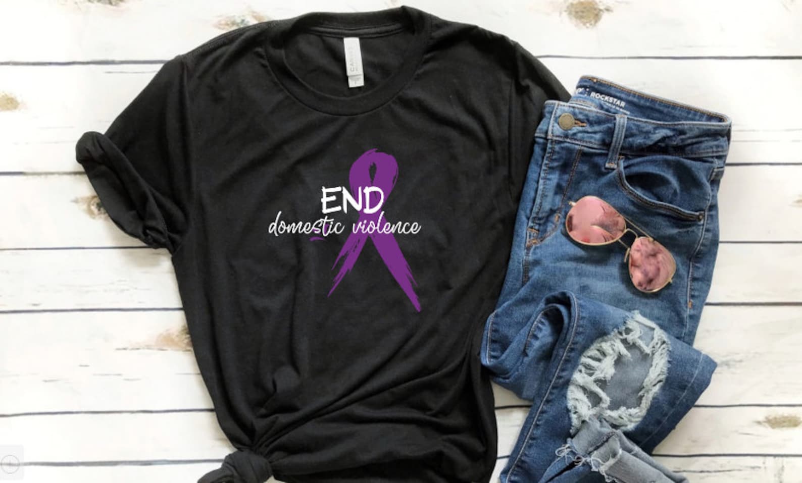 End Domestic Violence T-shirt Domestic Violence Awareness - Etsy Norway
