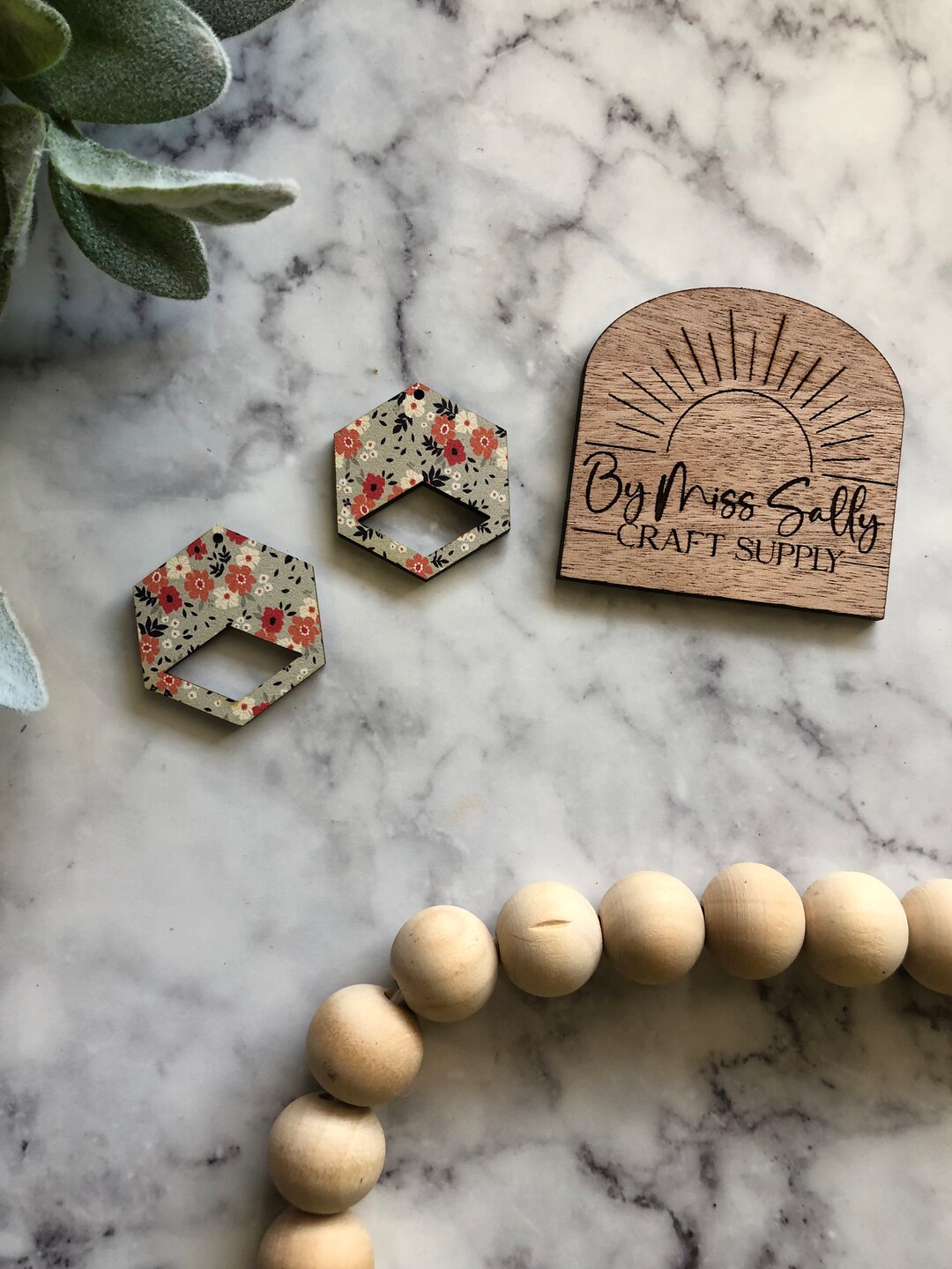 Grey Fall Floral Macrame Earring Blanks, Macrame Jewelry Supplies ...